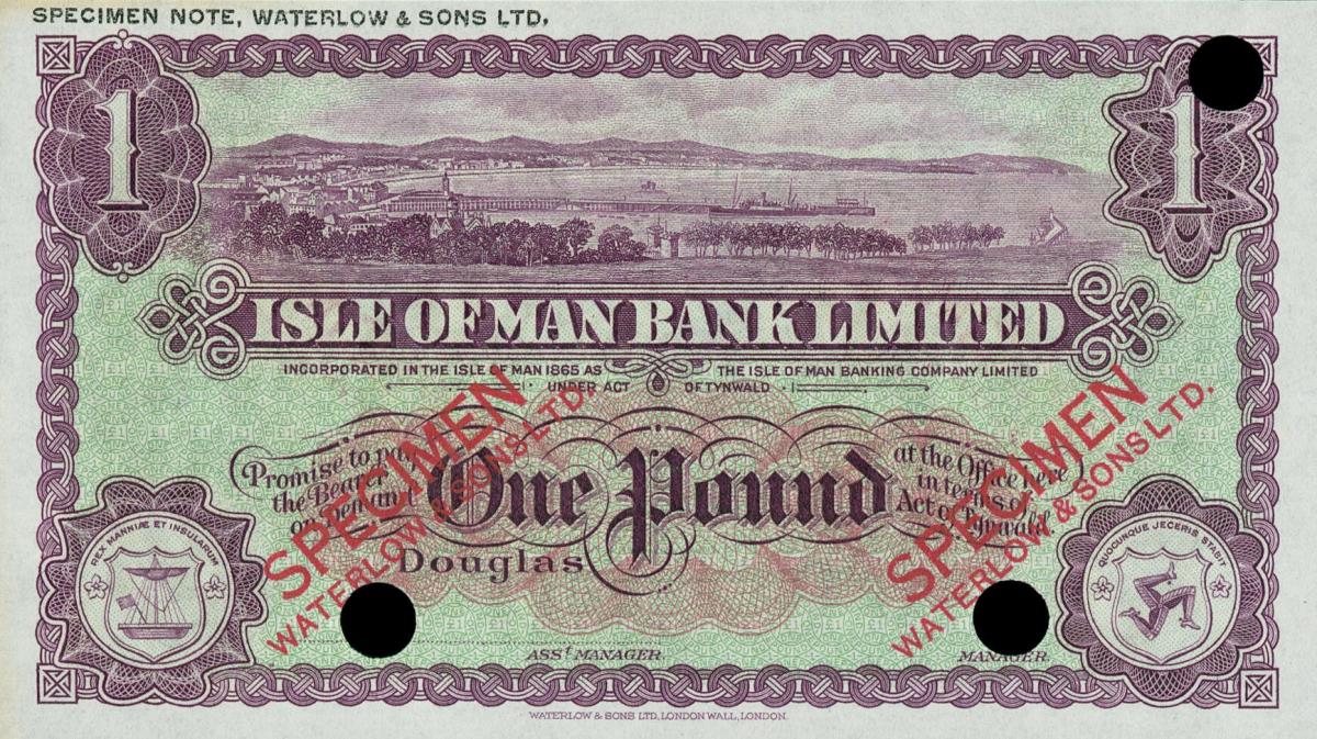 RealBanknotes.com > Isle of Man p6ct: 1 Pound from 1956