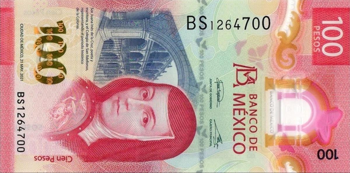 RealBanknotes.com > Mexico p131d: 100 Pesos from 2021