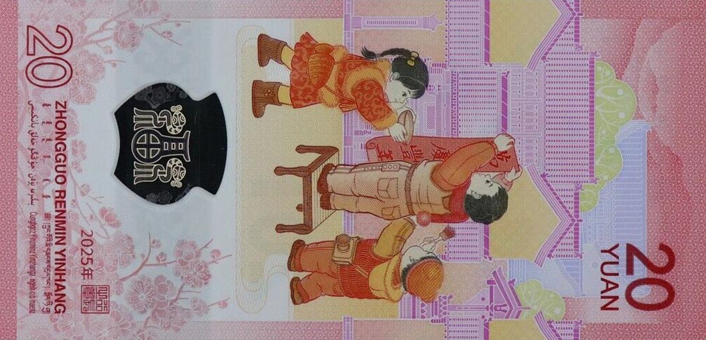 RealBanknotes.com > China p919: 20 Yuan from 2025
