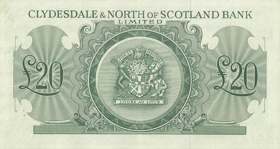 RealBanknotes.com > Scotland p193b: 20 Pounds from 1951