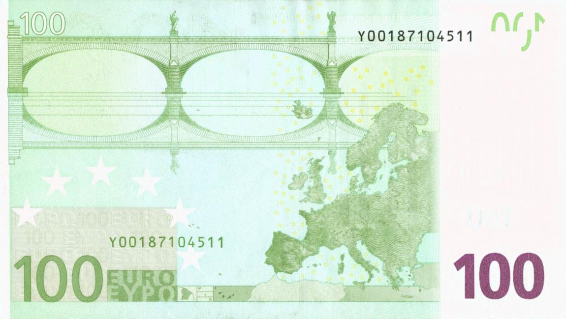 RealBanknotes.com > European Union p5y: 100 Euro from 2002