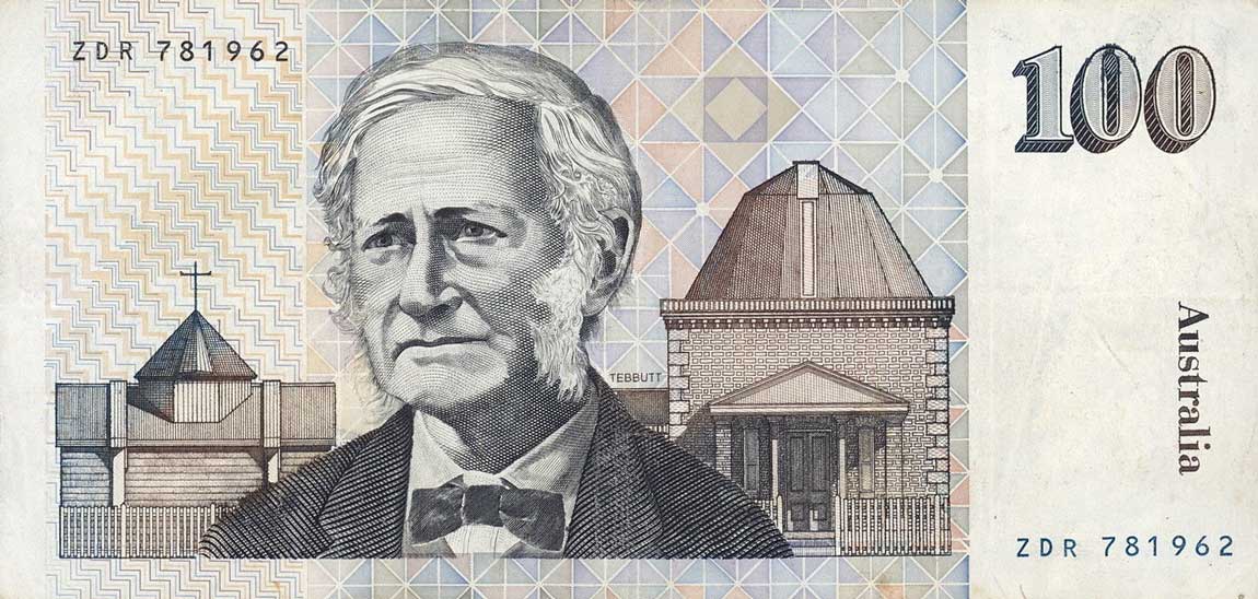 RealBanknotes.com > Australia p48b: 100 Dollars from 1984